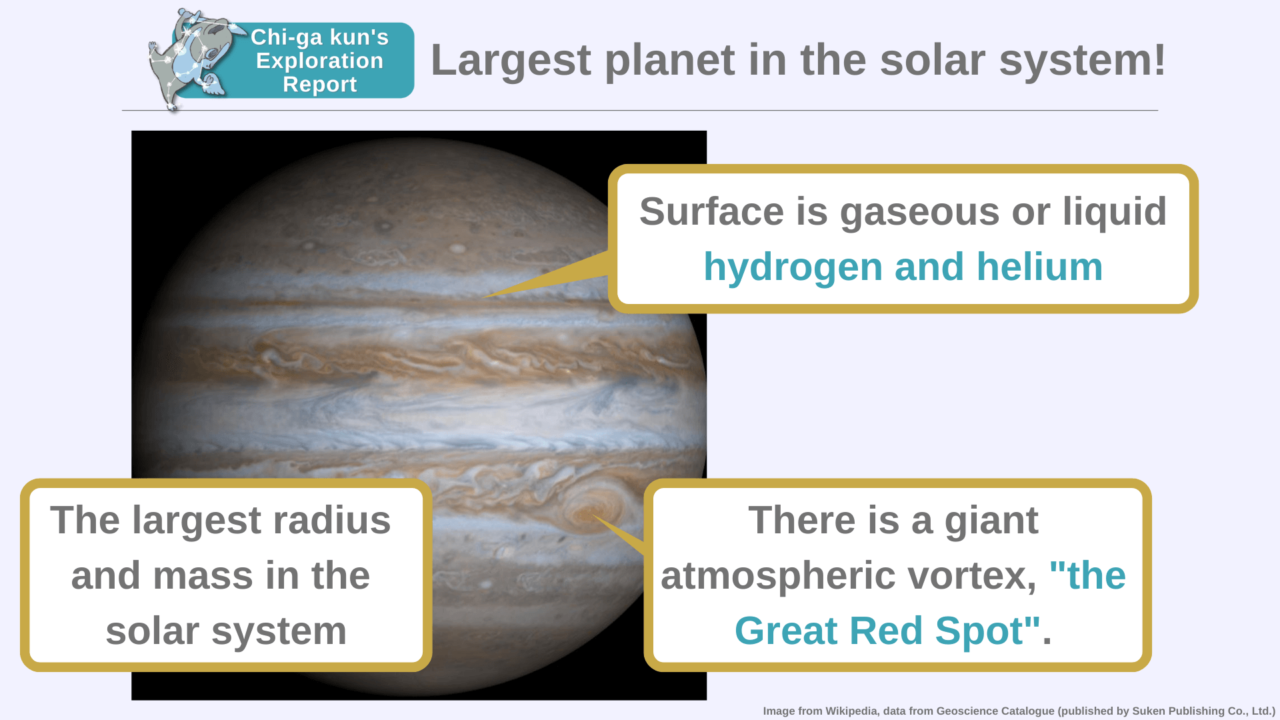 【Illustrated and easy to understand!】What is Jupiter like?｜ちーがくんと地学の未来を考える